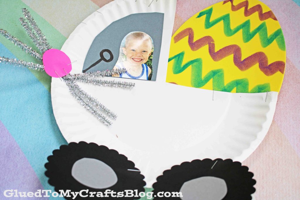 Paper Plate Bunny Monster Truck Craft