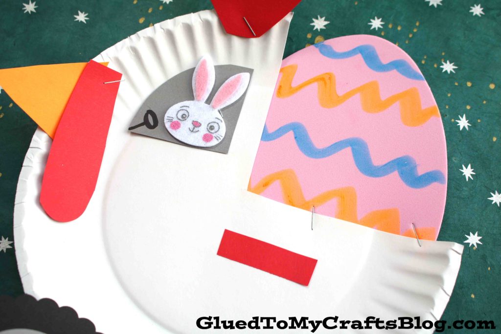 Paper Plate Hen Monster Truck Craft