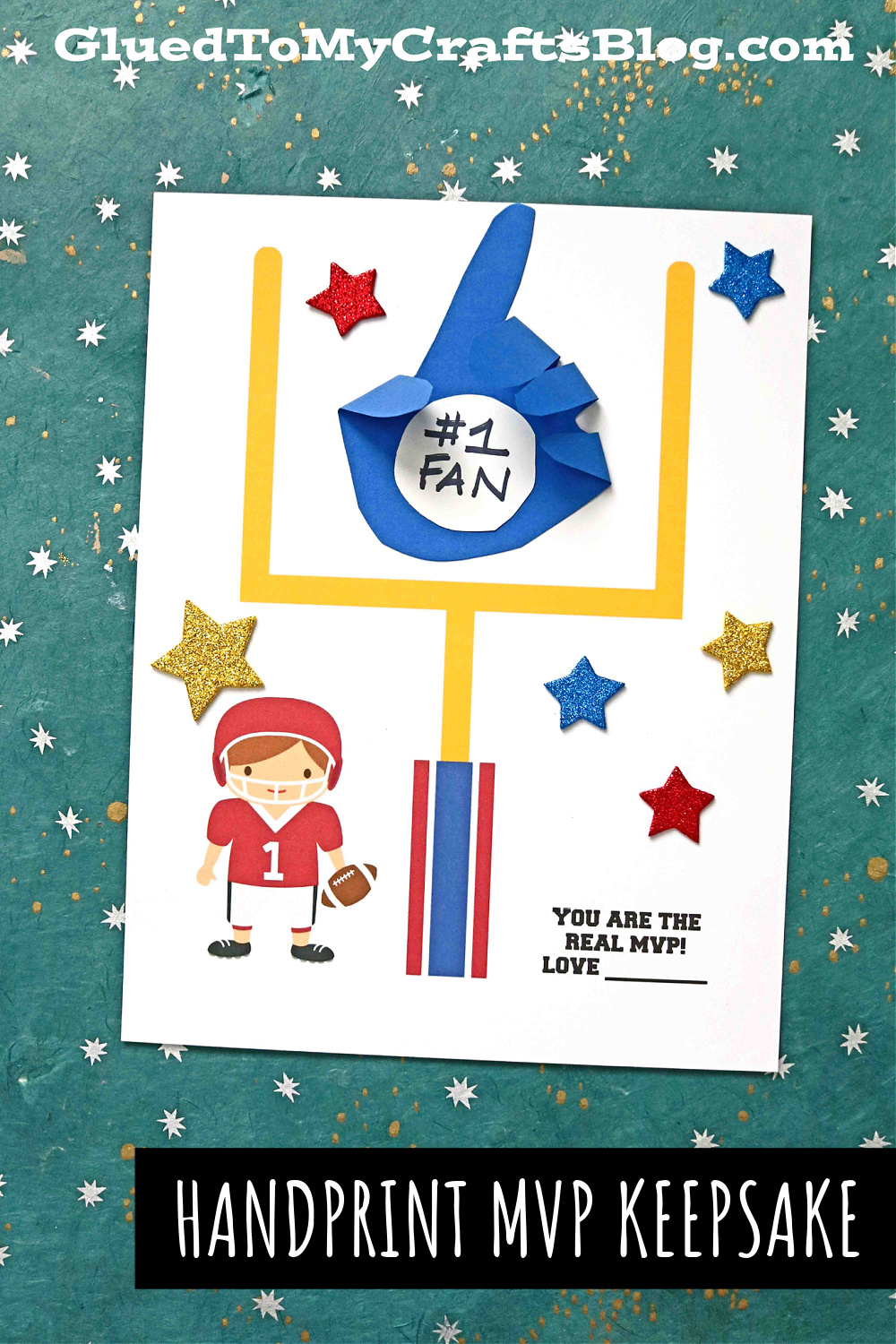 Handprint MVP Keepsake Craft