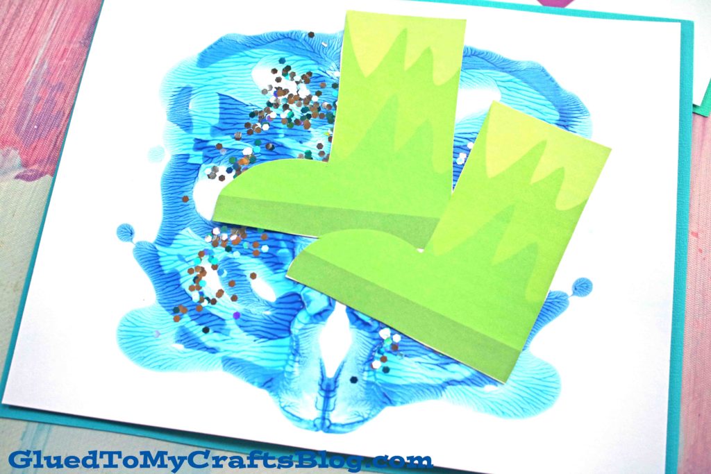 Paint Splat Rain Puddle Craft