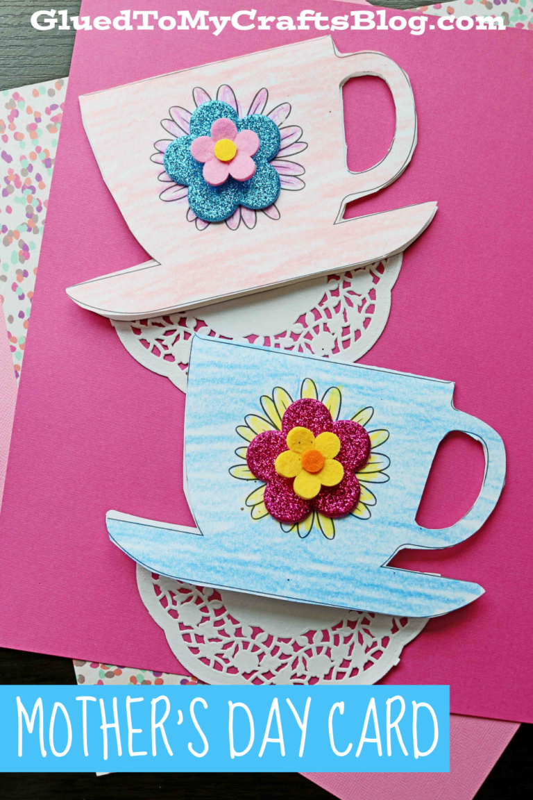Paper Teacup Card For Mother's Day