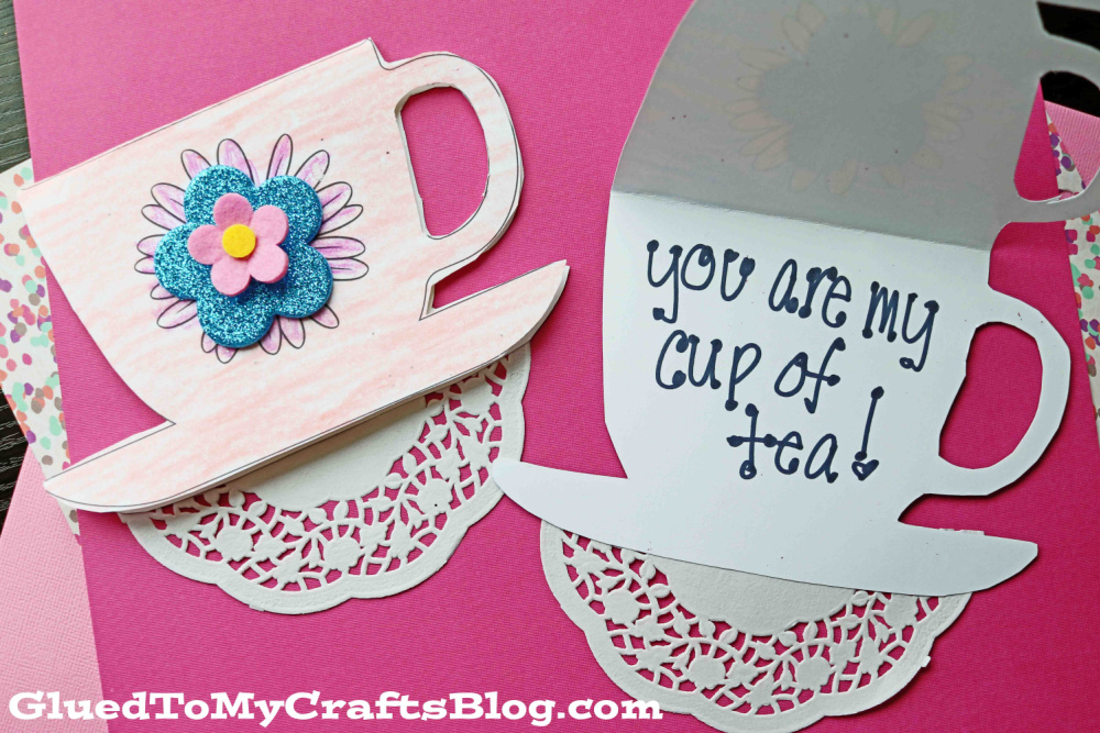 Paper Teacup Card For Mother's Day