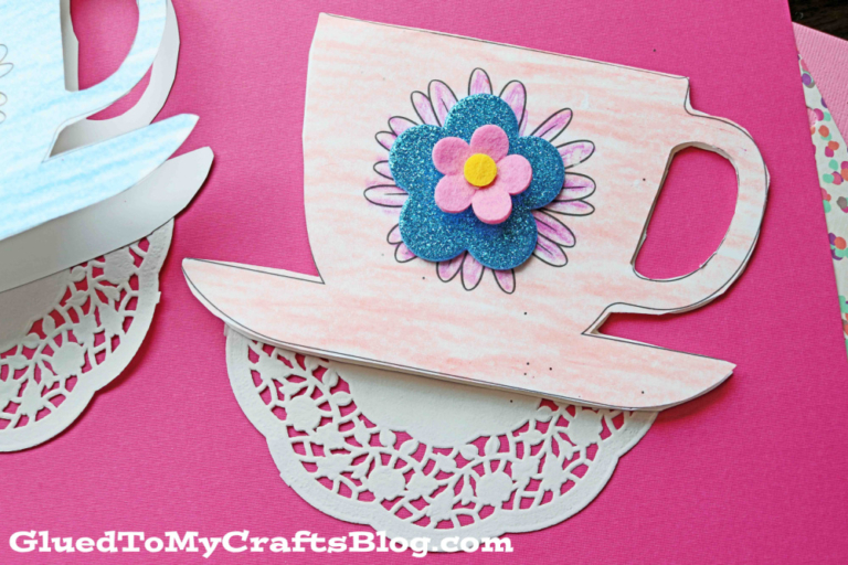 Paper Teacup Card For Mother's Day