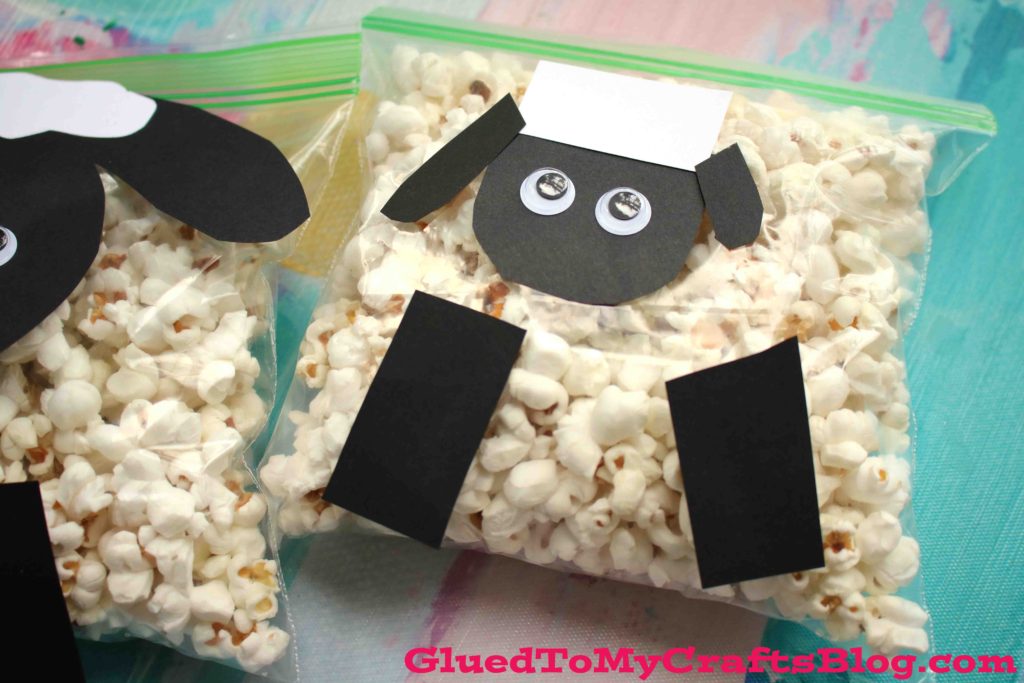 Popcorn Sheep Craft Idea For Kids