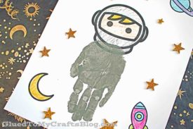 Handprint Astronaut Keepsake