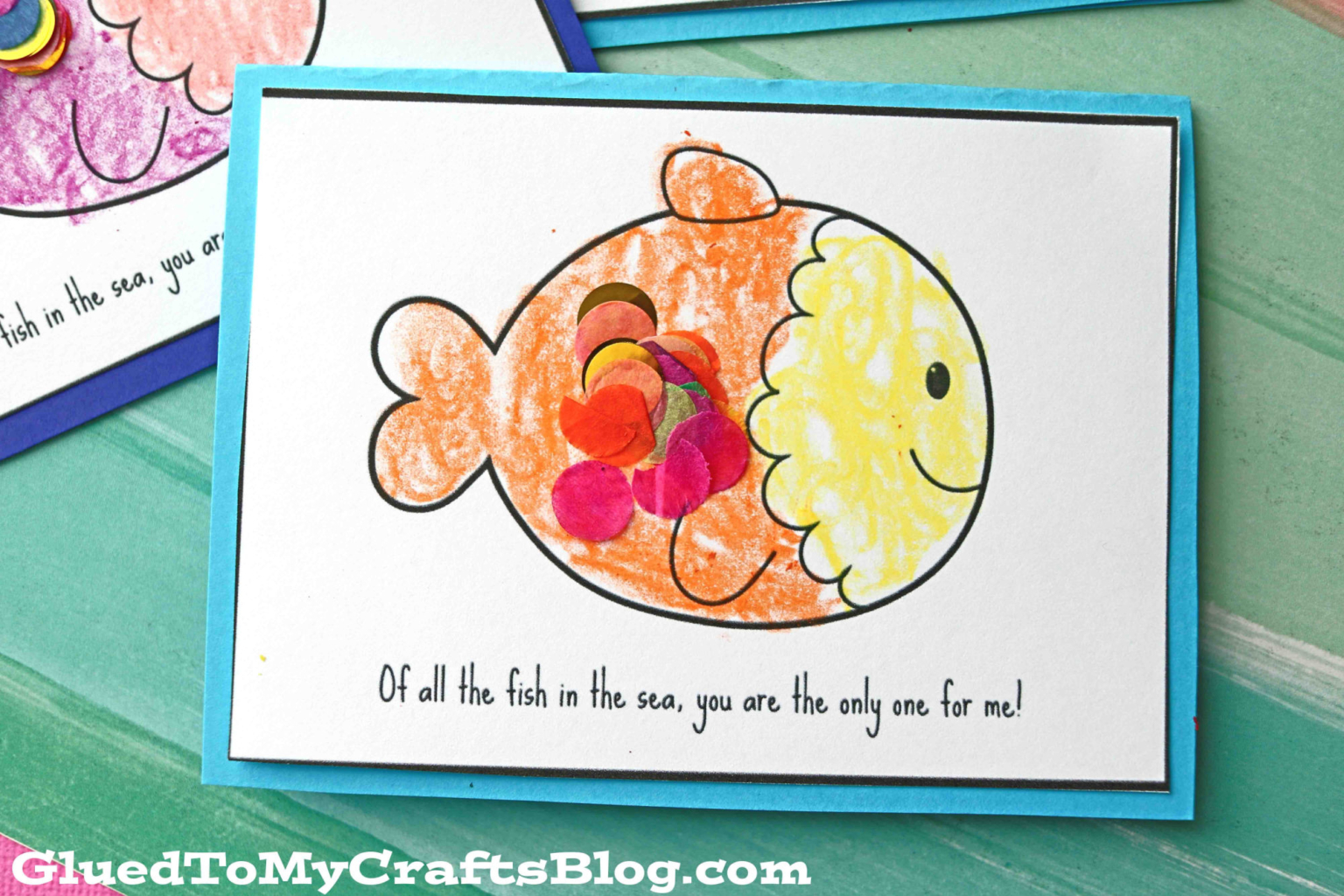 All The Fish In The Sea Card For Father's Day