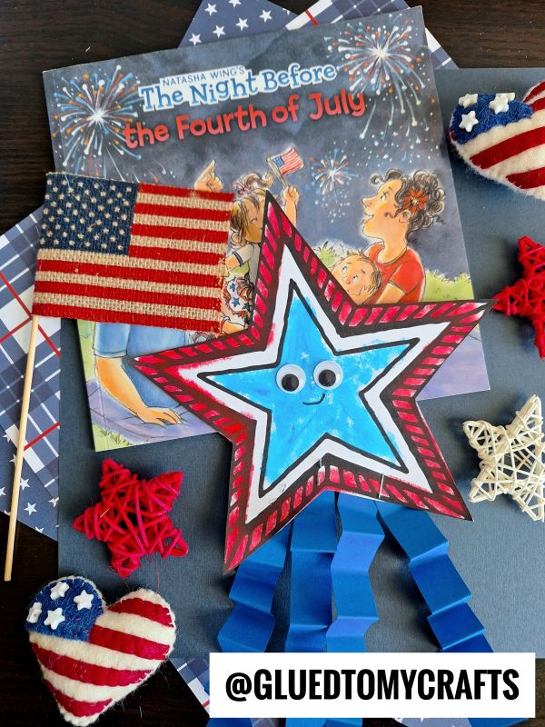 Patriotic Shooting Star Craft Idea For 4th of July