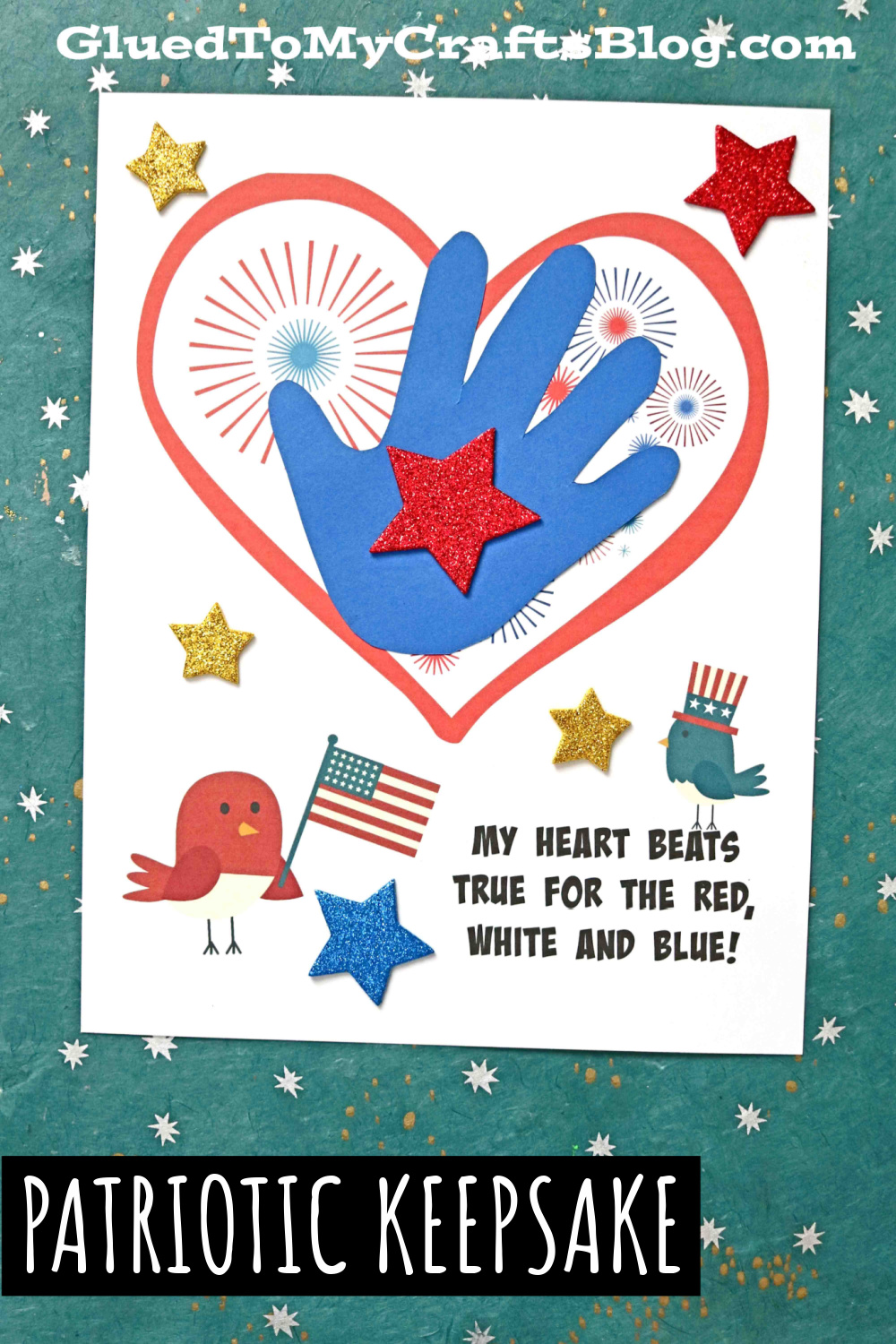 Handprint 4th of July Keepsake