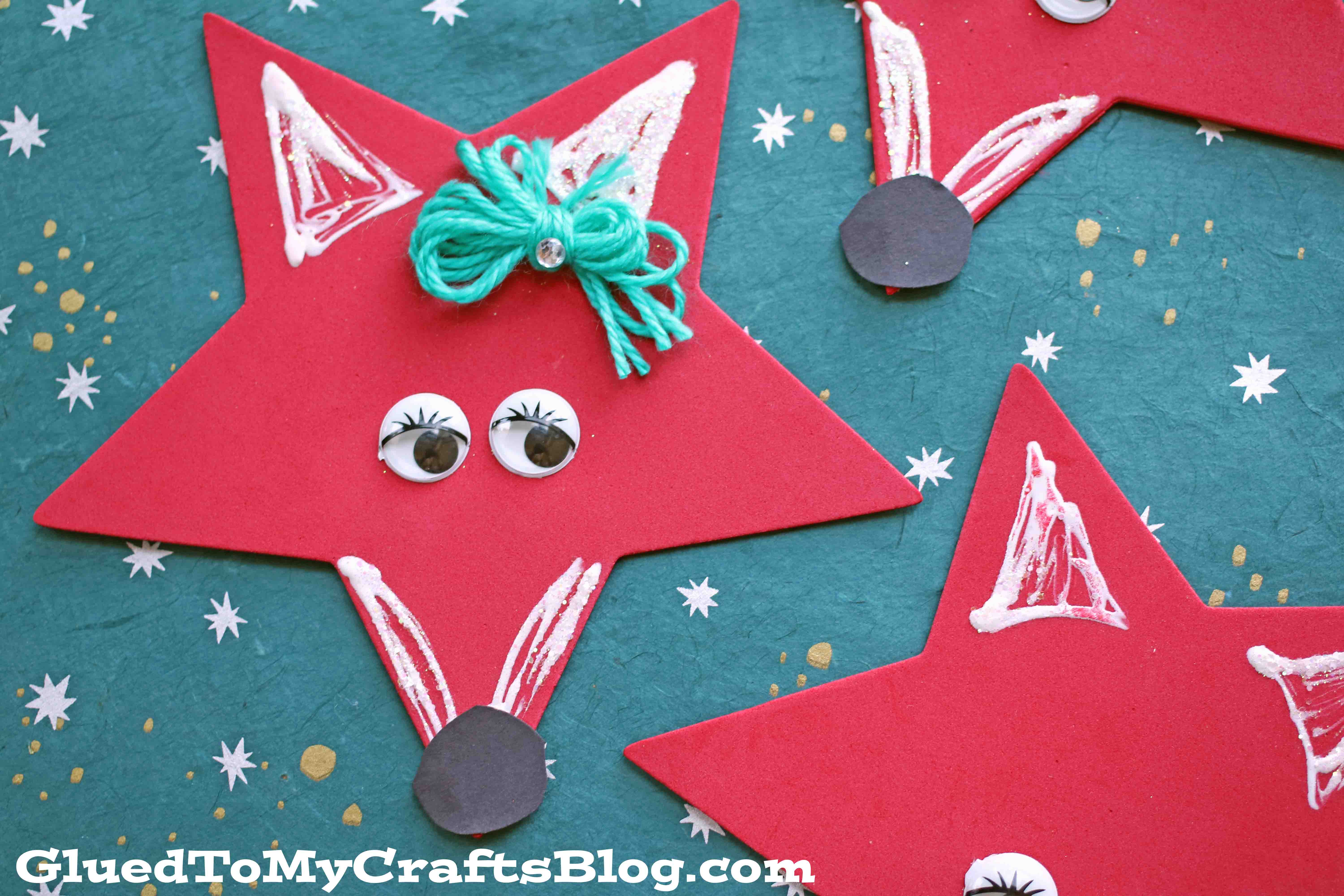 Craft Foam Star Shaped Fox Friends