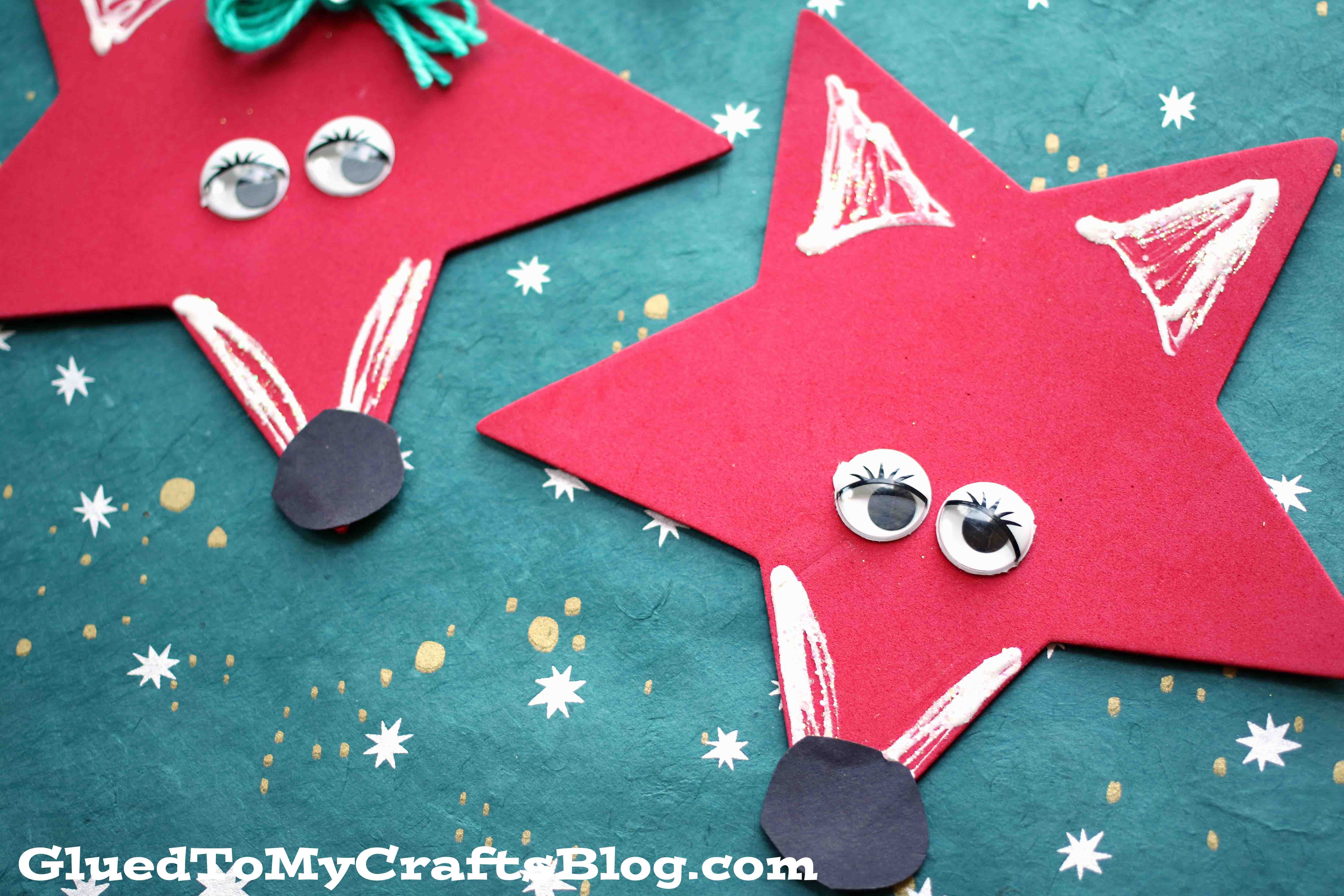 Craft Foam Star Shaped Fox Friends