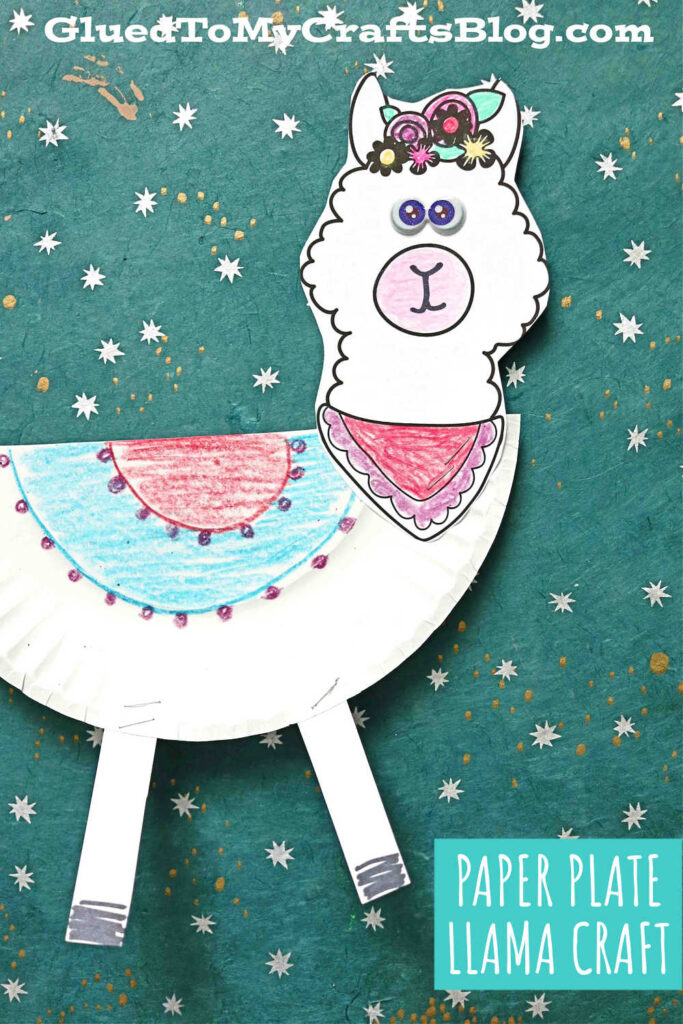 Paper Plate Llama
