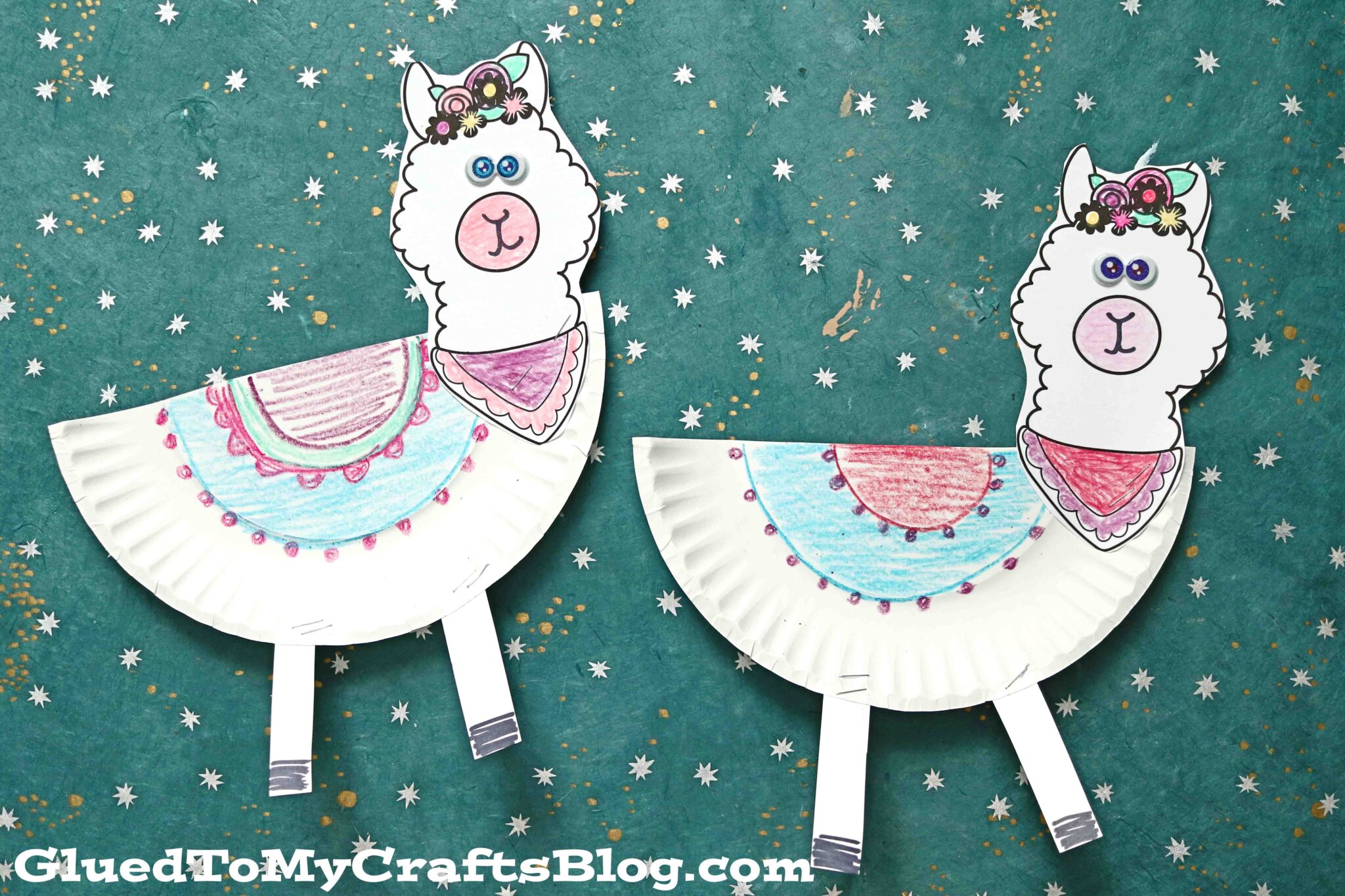 Paper Plate Llama Craft For Kids