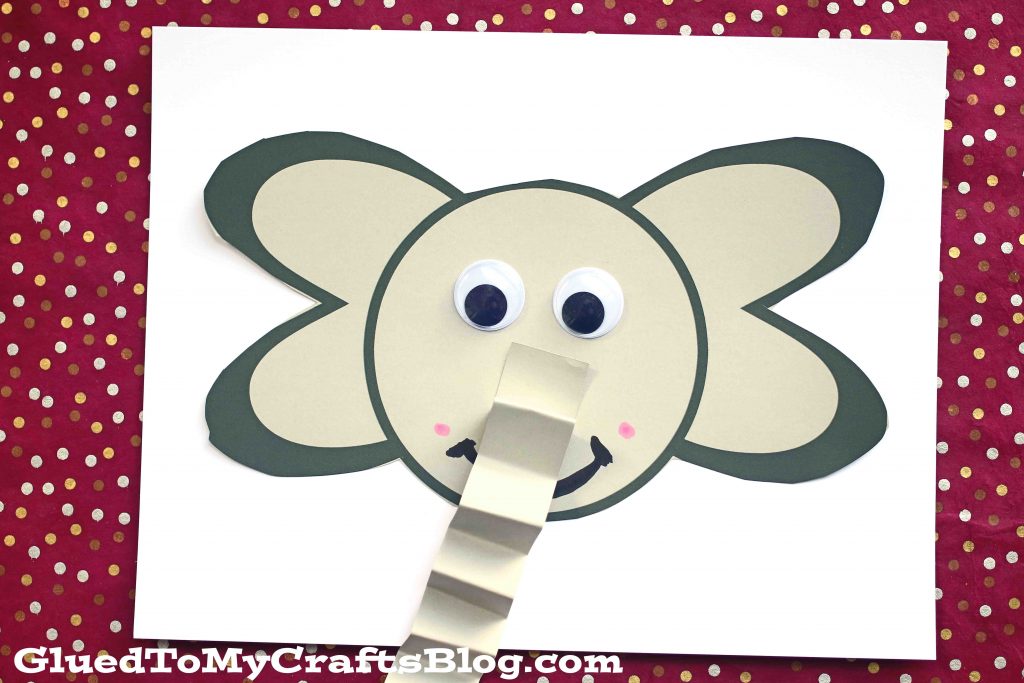 Paper Elephant Craft For Kids To Recreate