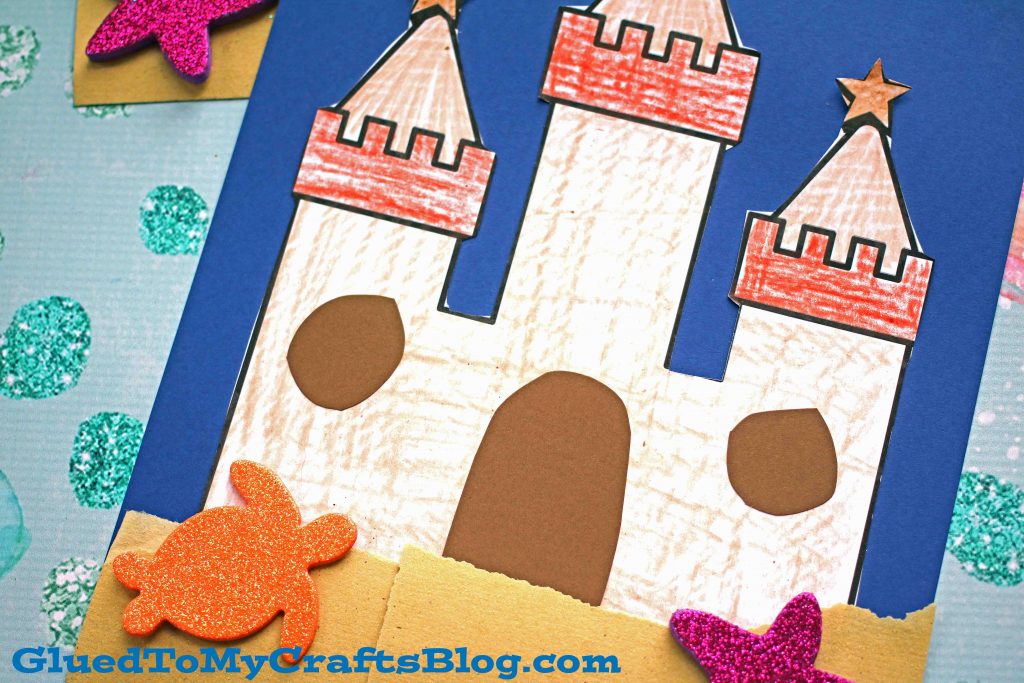 Paper Sand Castle Art Project For Kids To Tackle This Summer!