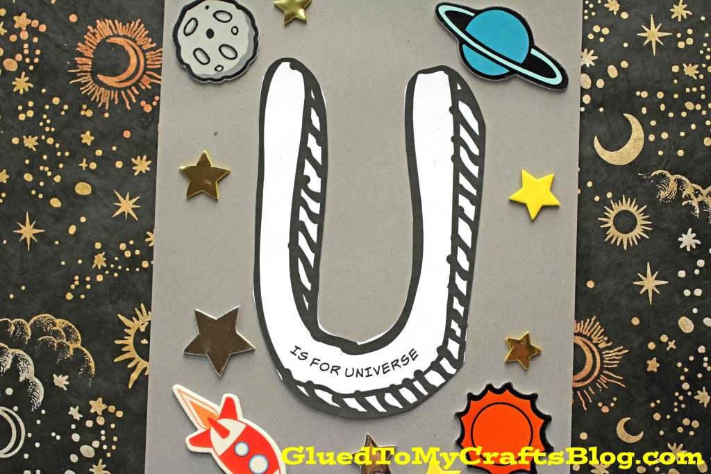 Paper "U" is for Universe Craft Idea For Kids