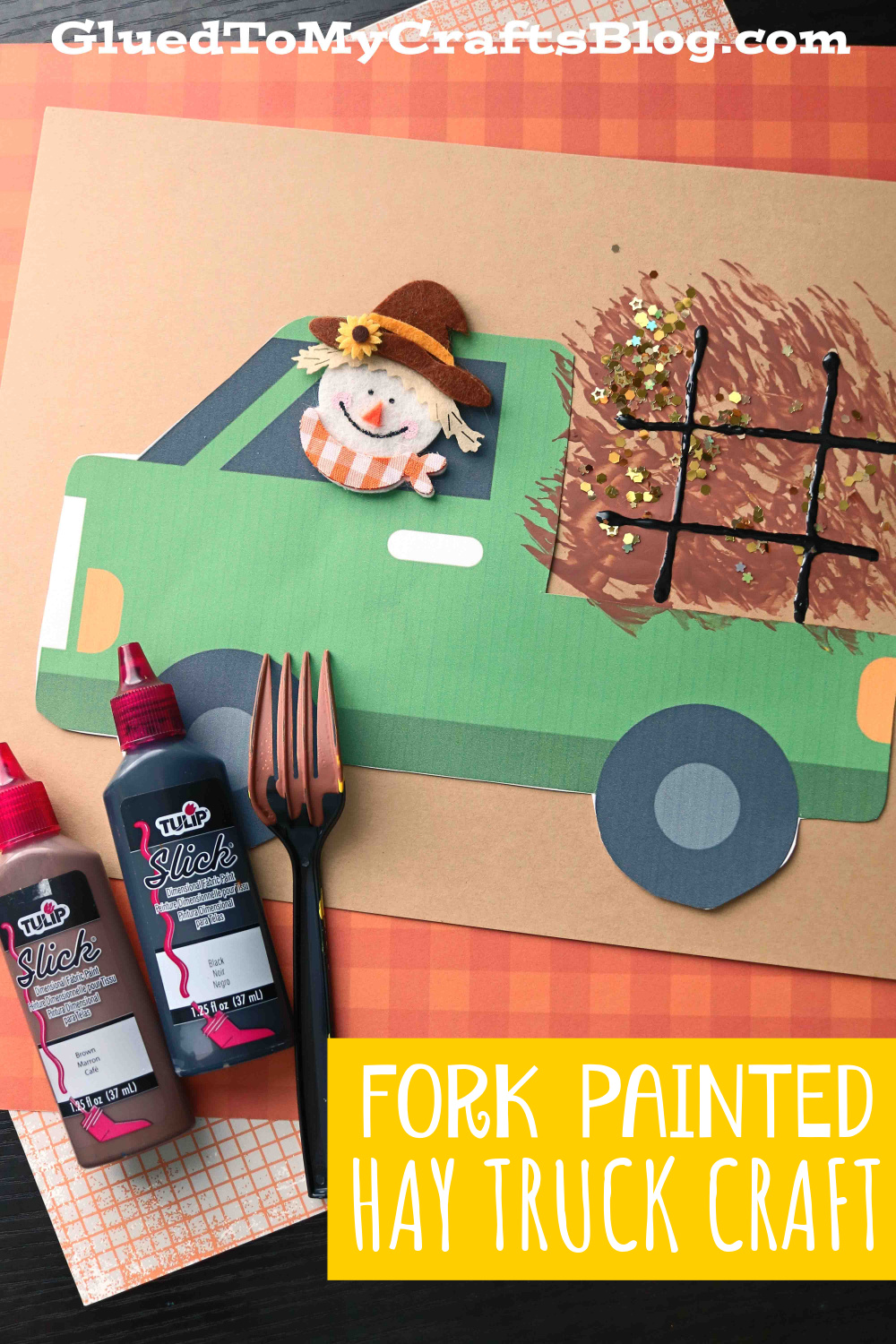 Paper Hay Truck Craft Idea For Kids