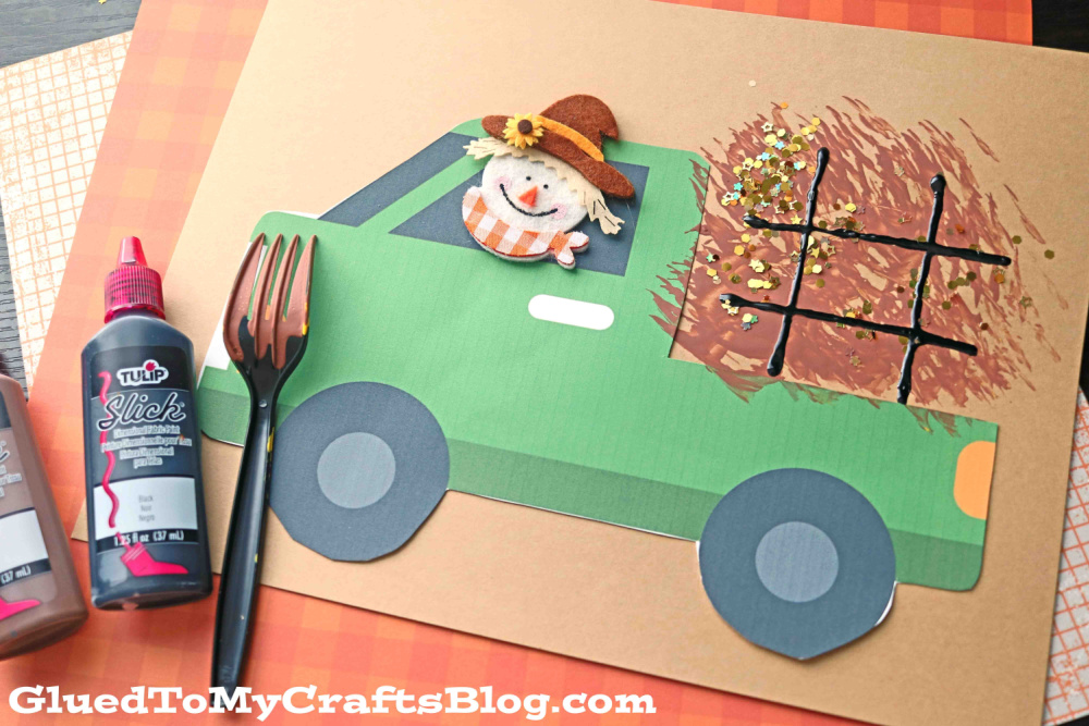 Paper Hay Truck Craft Idea For Kids