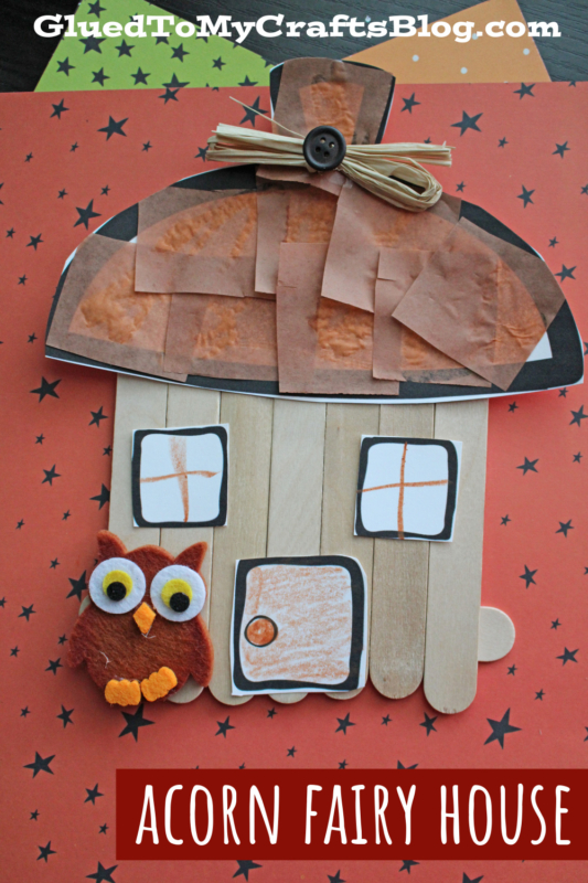 Acorn Fairy House Craft Idea For Kids