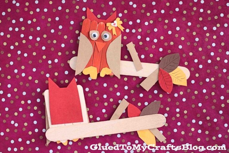 Popsicle Stick Owl Craft for Kids to Make This Fall