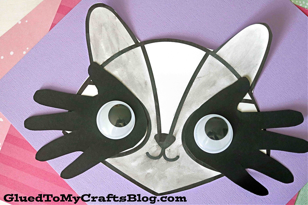Paper Raccoon Craft Idea For Kids