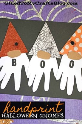 Handprint Halloween Gnome Keepsake