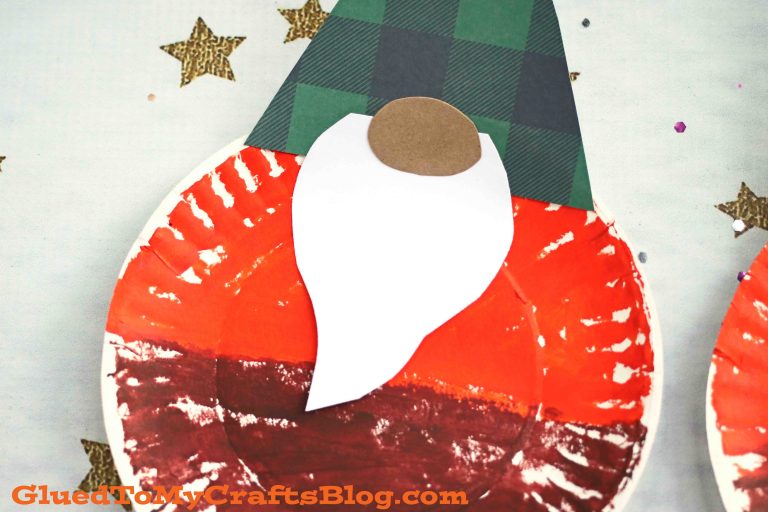 Paper Plate Fall Gnome Craft