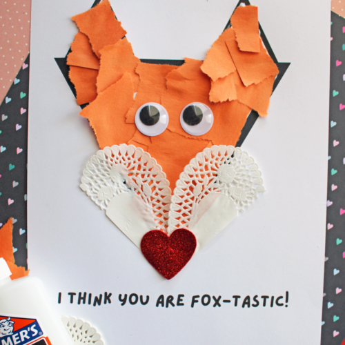 Torn Paper Fox Craft Idea for Kids – You Are FOX-TASTIC!