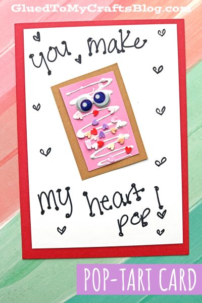 Paper Pop-Tart Card Craft