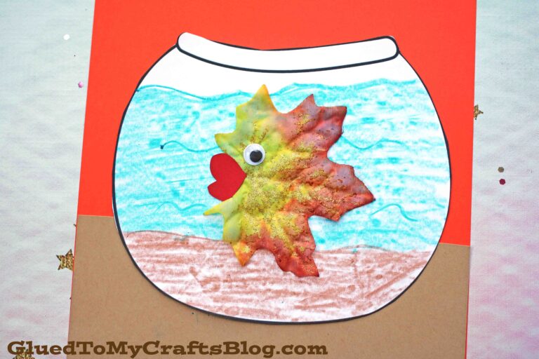 Leaf Fish Craft Idea For Kids