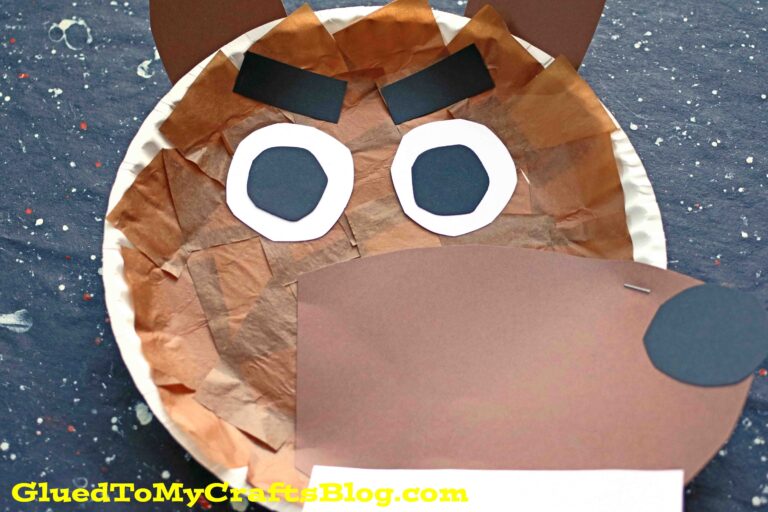 Paper Plate Werewolf Craft Idea For Halloween