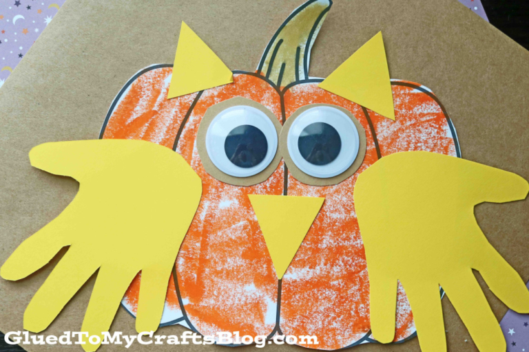 Paper Pumpkin Owl Craft For Kids