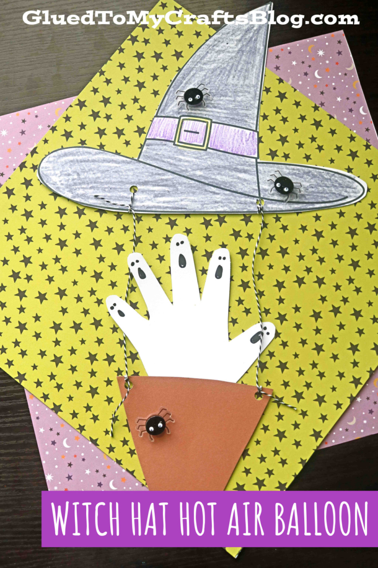 Witch Hat Hot Air Balloon Craft Idea