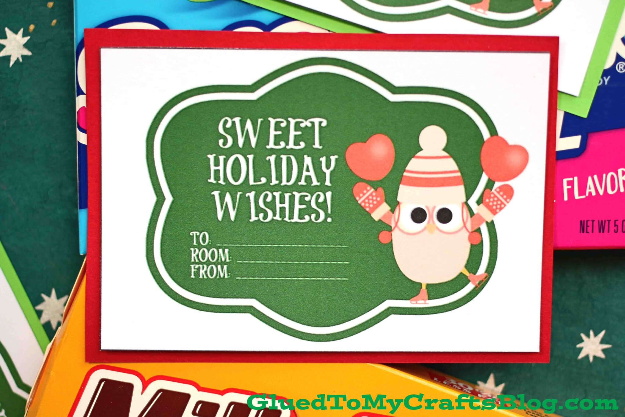 FREE Christmas Candy Gram Printable
