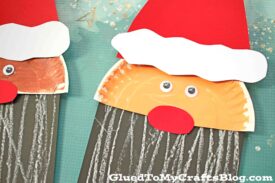 Paper & Chalk Art Santa