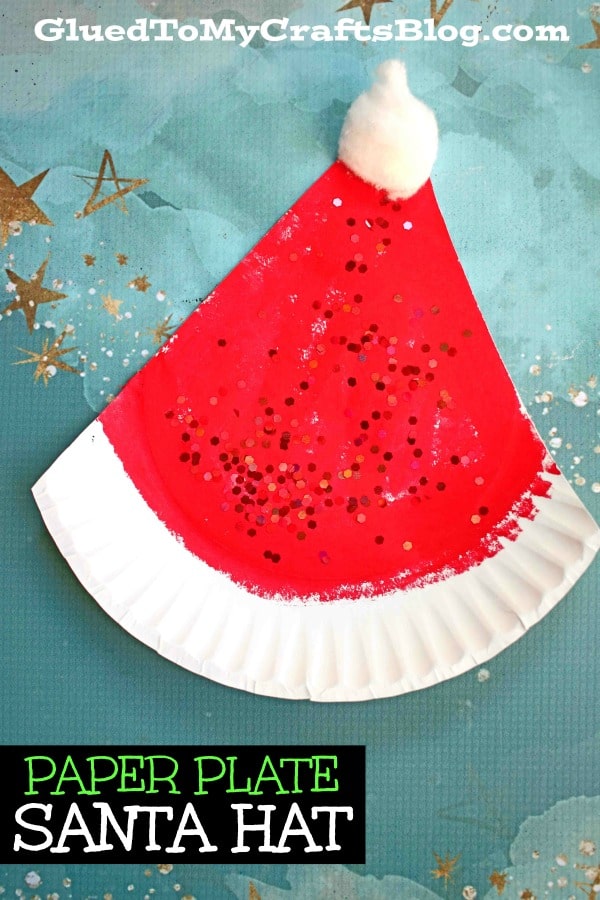 Paper Plate Santa & Elf Hat