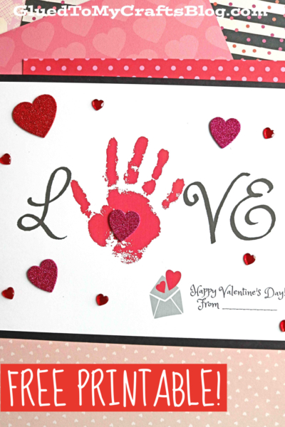Handprint LOVE Keepsake