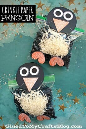 Easter Crinkle Paper Crafts For Kids
