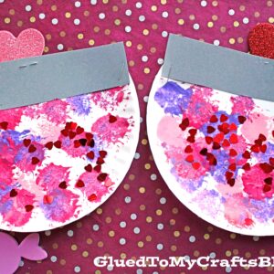 Paper Plate Valentine Camper