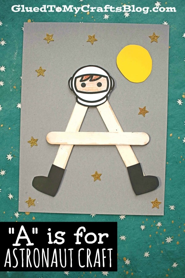 Popsicle Stick "A" is for Astronaut