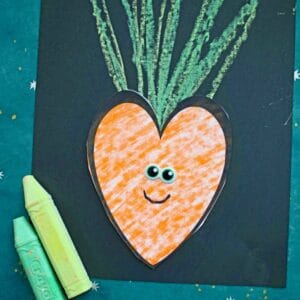 Pipe Cleaner & Styrofoam Cup Carrot
