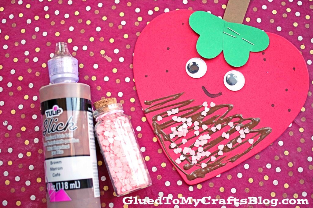 Chocolate Covered Strawberry Craft