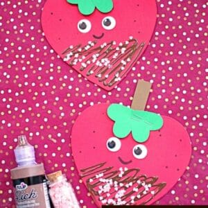 Chocolate Covered Strawberry Craft