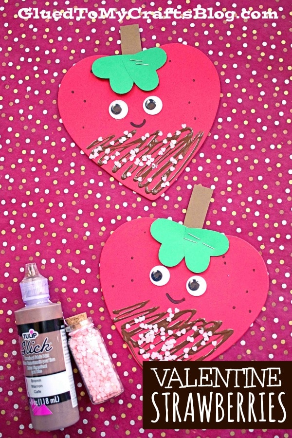 Chocolate Covered Strawberry Craft