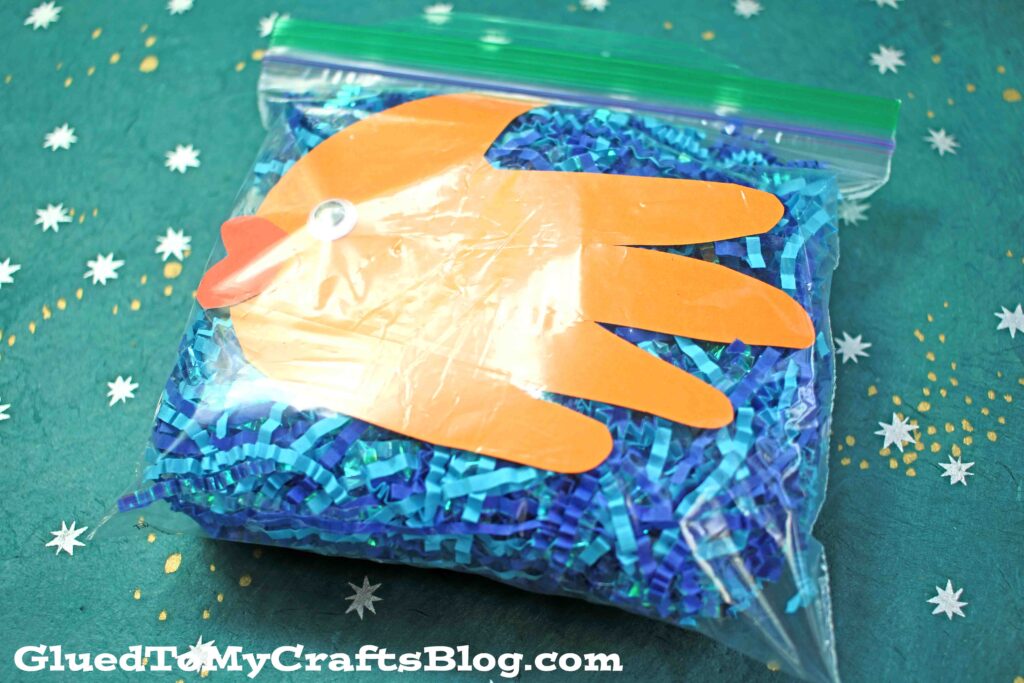 Crinkle Paper Pet Fish Craft Idea