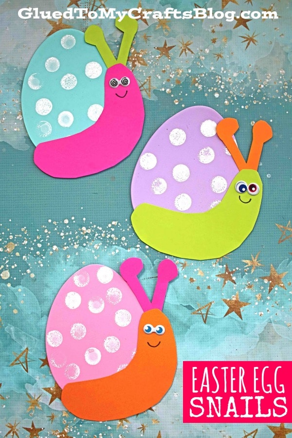 Craft Foam Easter Egg Snail