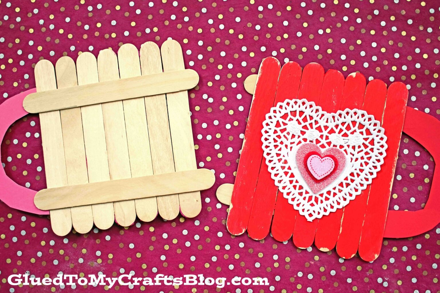 Popsicle Stick Cup of Kindness Craft