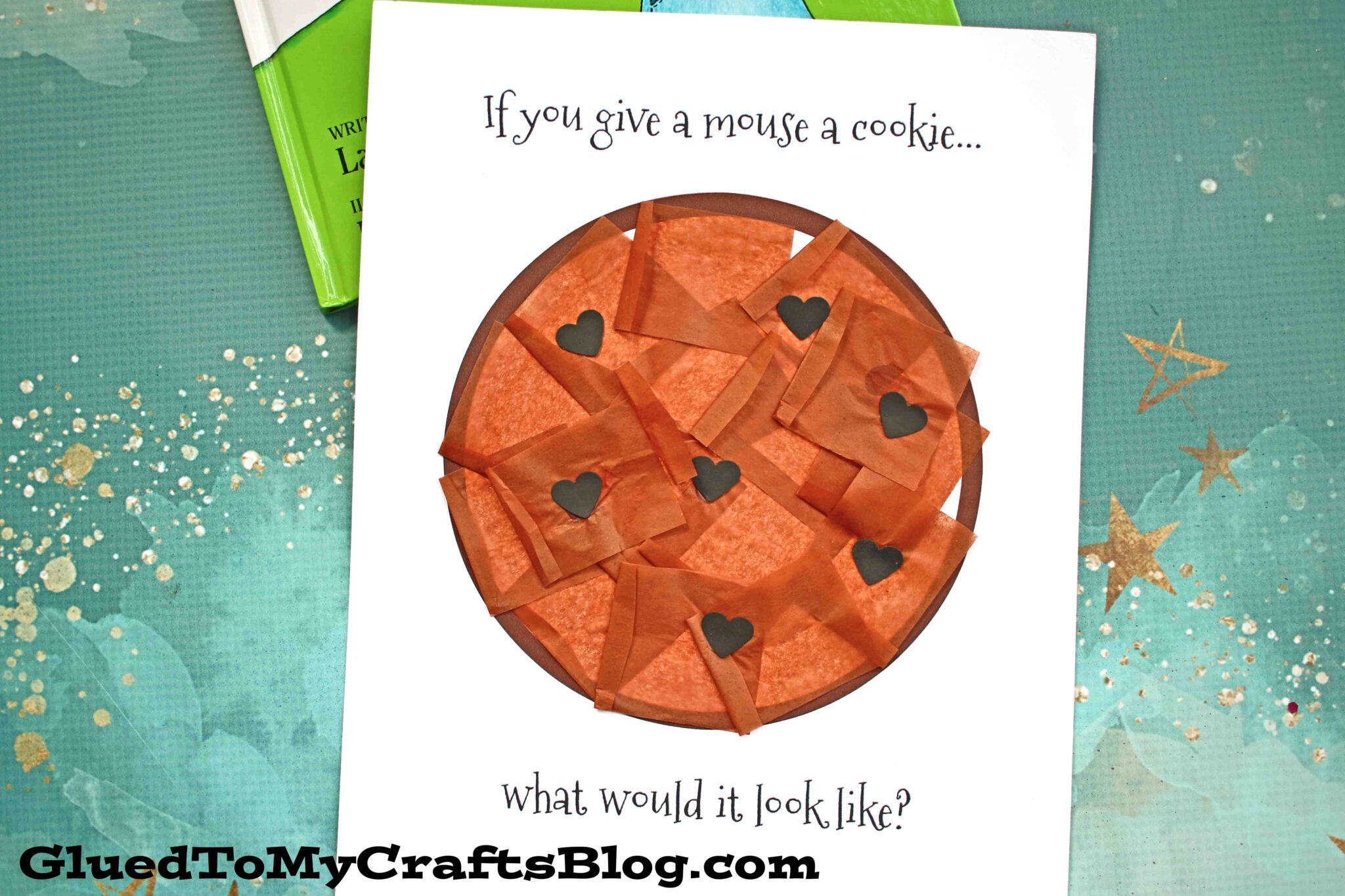 Tissue Paper Chocolate Chip Cookie Craft For Kids