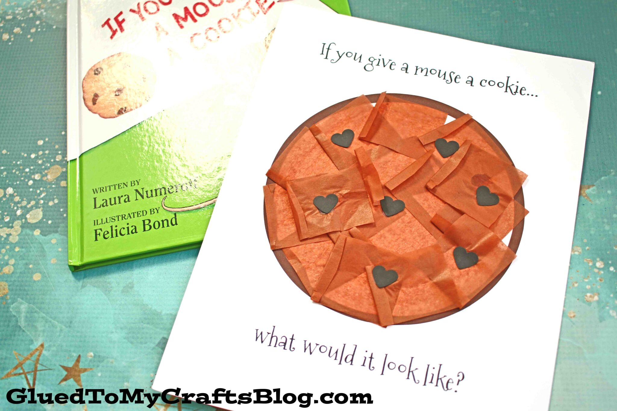 Tissue Paper Chocolate Chip Cookie Craft For Kids