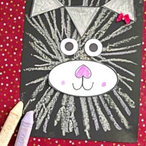 Popsicle Stick "C" is for Cat - Letter Learning Craft Idea