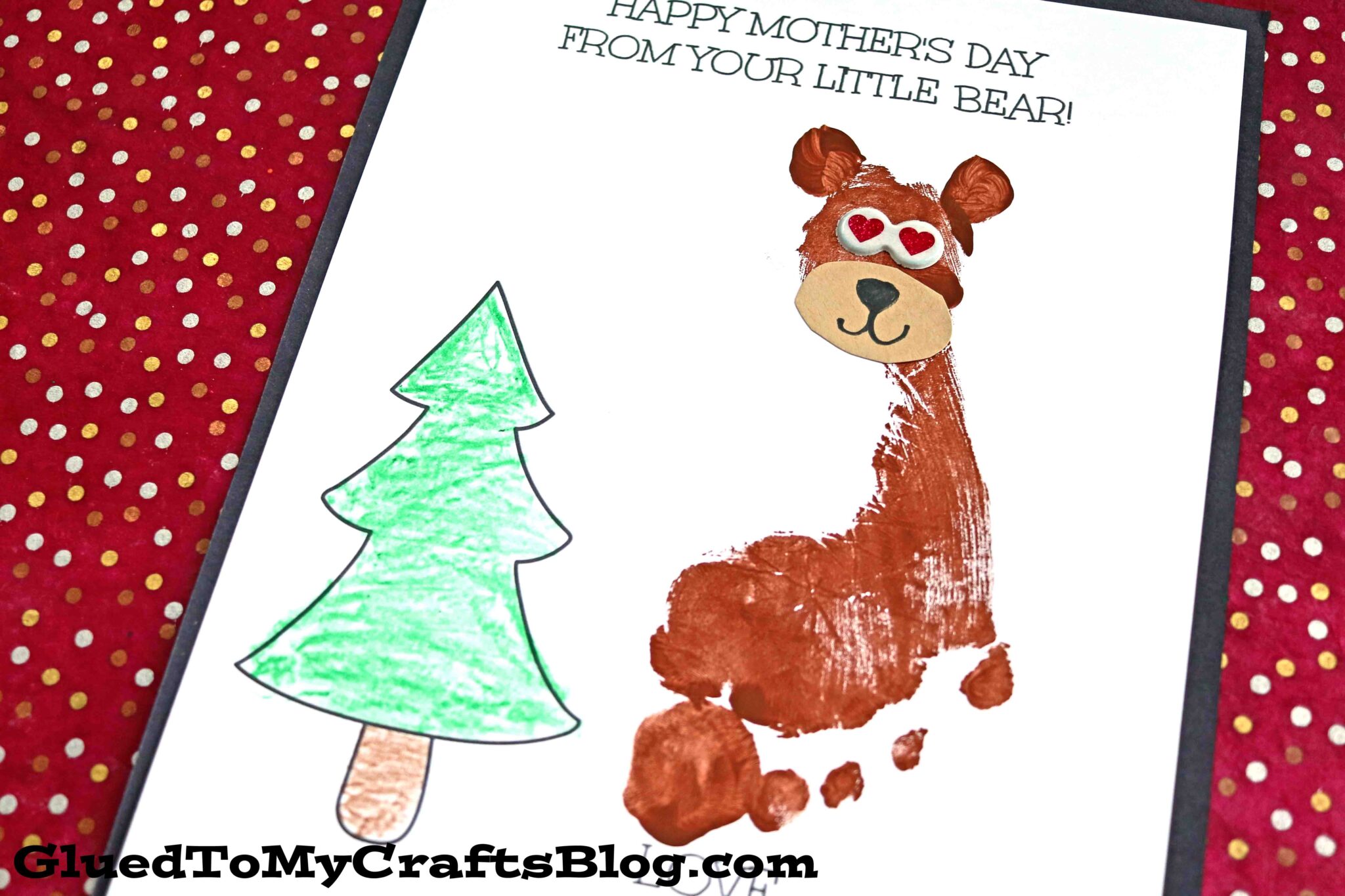 Baby Bear Keepsake Idea For Mother's Day